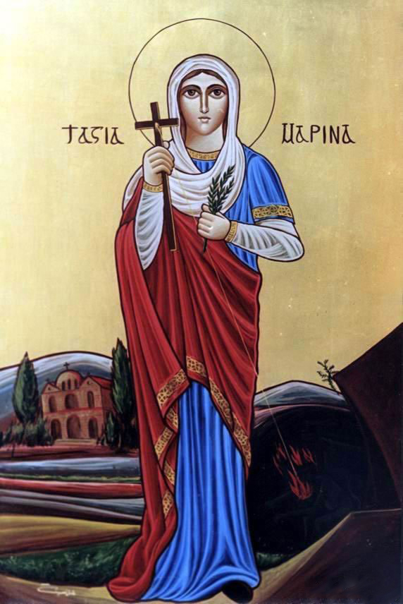 Saint Marina – Archangel Raphael & Saint Marina